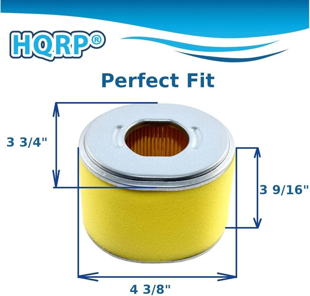 2x HQRP Air Filter Element Dual for Honda EG5000 EN5000 EZ5000 FRC800 ...