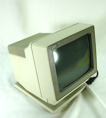 VINTAGE IBM 9" B&W CRT COMPUTER MONITOR 4707 - TESTED | eBay
