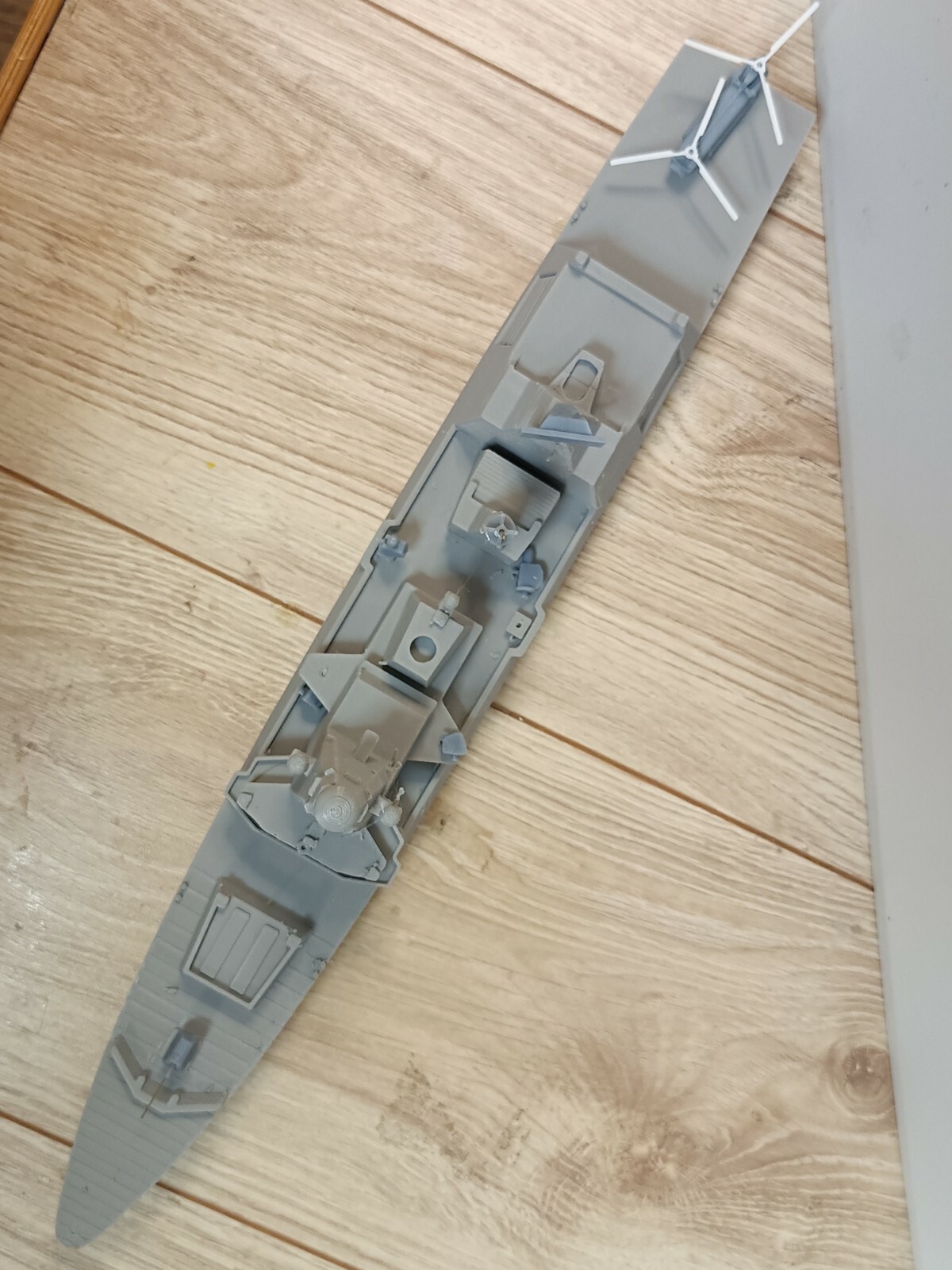 Type 45 Destroyer.1:350 waterline ship model kit PLA and Resin printed ...