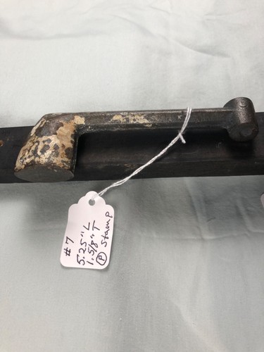 1-Antique cast Iron knock down shooting gallery target Pipe, circled P ...