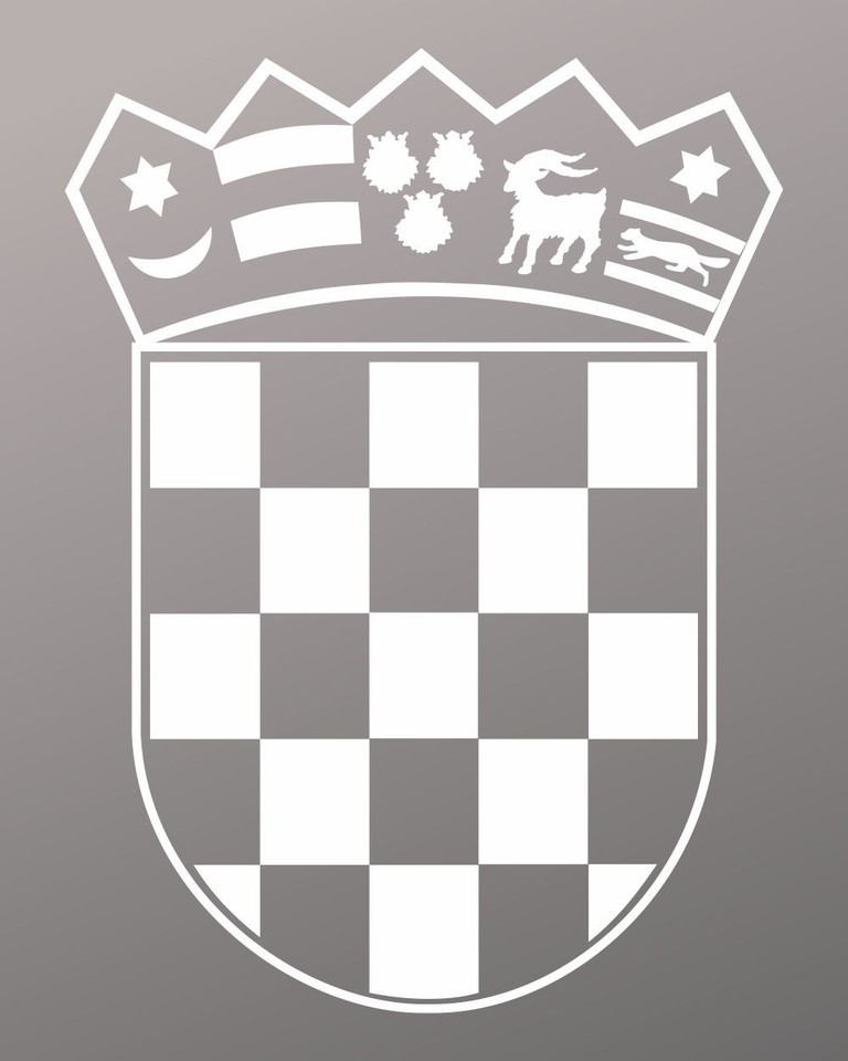 Croatia Crest Croatian Coat of Arms Sticker Decal Aufkleber Autocollant ...