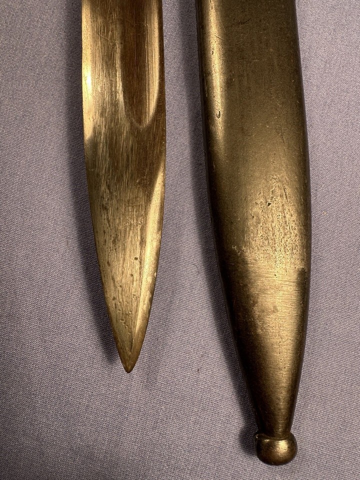 LATE WAR WW2 GERMAN K98 BAYONET w SCABBARD-44 asw RIVET GRIP | eBay