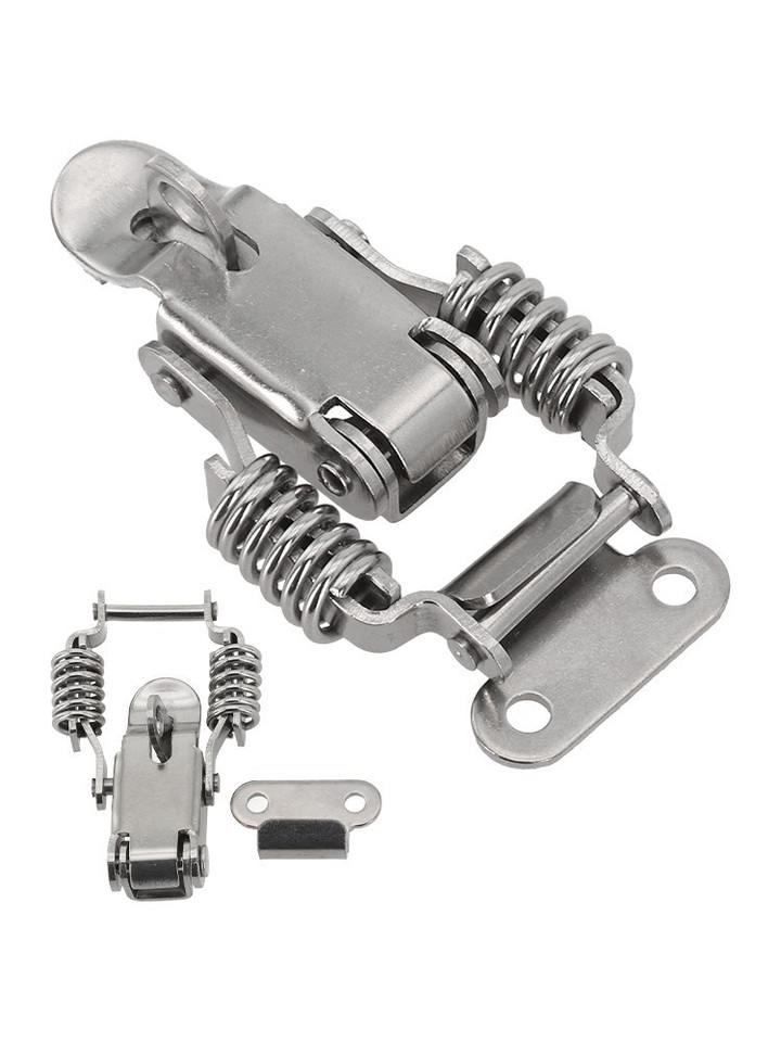 Spring Hasp Toolbox Latch Lock made with Stainless Steel and Double ...