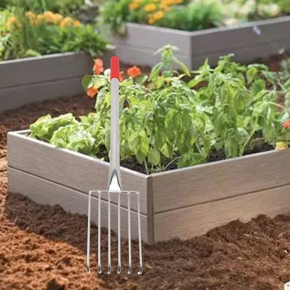 Seafood Digging Rake Rubber Handle Rake Digging Tool Beach Metal ...