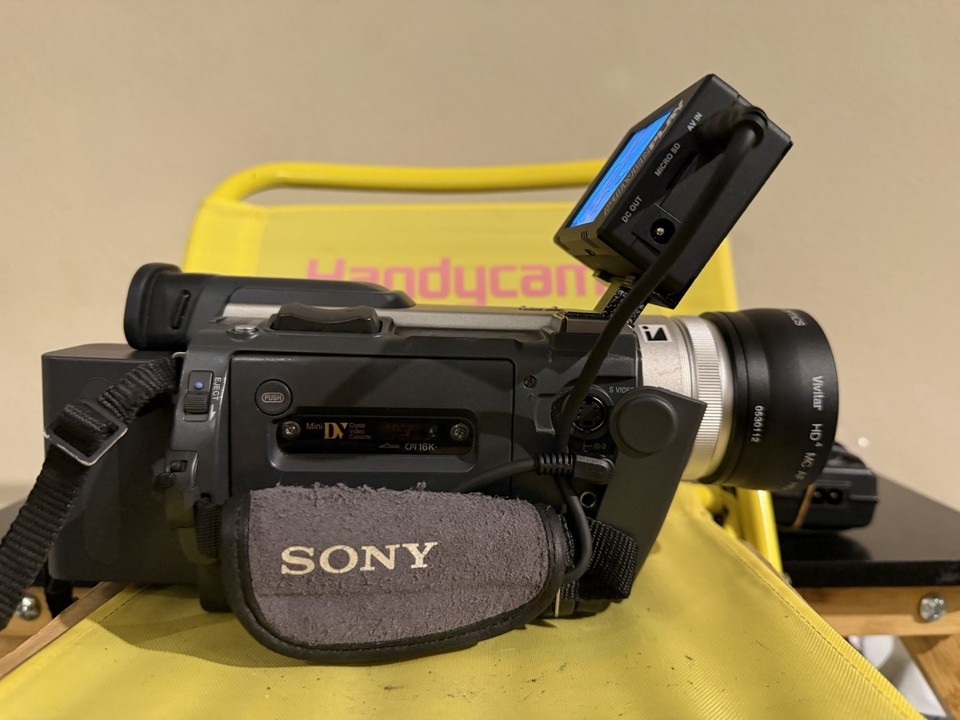 Sony Handycam DCR-TRV900 MiniDV 3CCD TAPELESS + 0.4x WIDE ANGLE TESTED ...