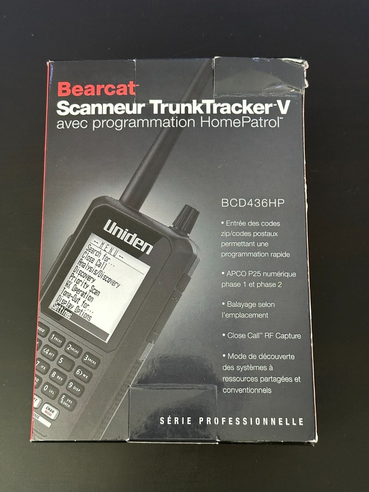 Uniden BCD436HP Digital Handheld Trunking Scanner w/ Spare Parts and ...