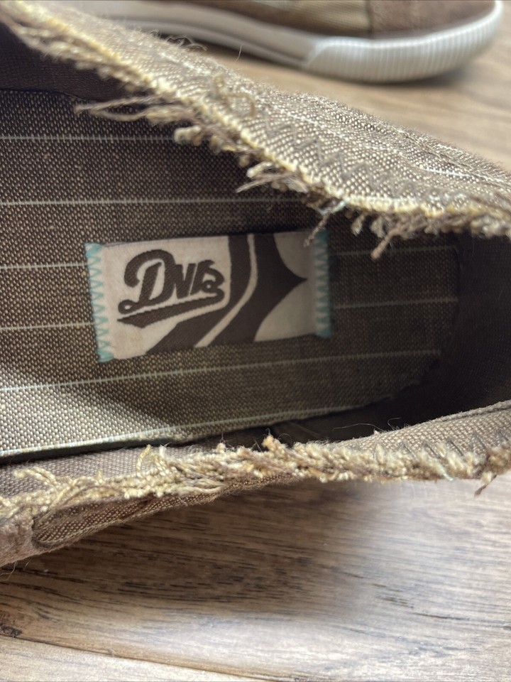 DVS Regency Slip Brown Canvas Shoes Woman's Size 7 Kicks Sneakers KG ...