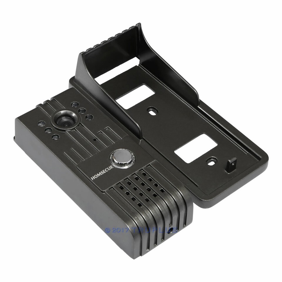 HOMSECUR 4.3'' Video Door Entry Intercom System with Multiple Headset ...