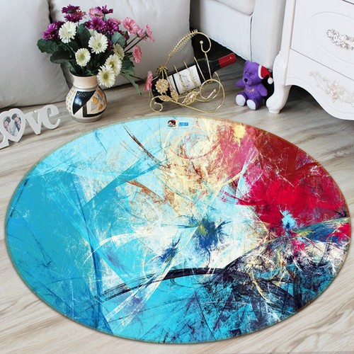 3D Blue Red Texture NBC2926 Game Rug Mat Elegant Photo Carpet Mat Fay ...