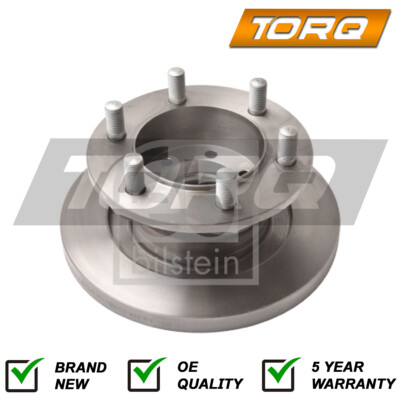 1x Brake Disc Front Torq Fits Iveco Daily 1989-2007 2.5 D 2.8 99485706 ...