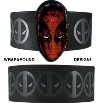 MARVEL DEADPOOL"DEADPOOL HEAD" WRAP AROUND WRIST BAND (1) | eBay