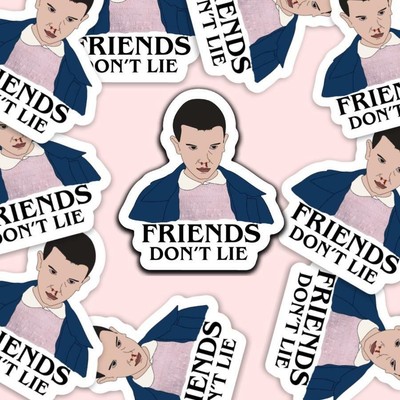 Stanger Things Eleven Vinyl Sticker | eBay