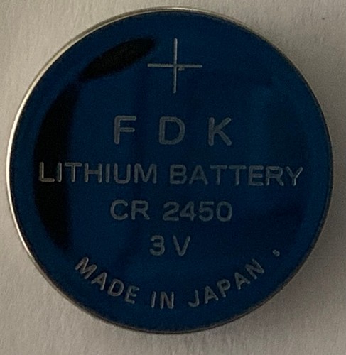FDK CR2450 Battery Replacement - 3 Volt Lithium Coin Cell / IBM PN ...