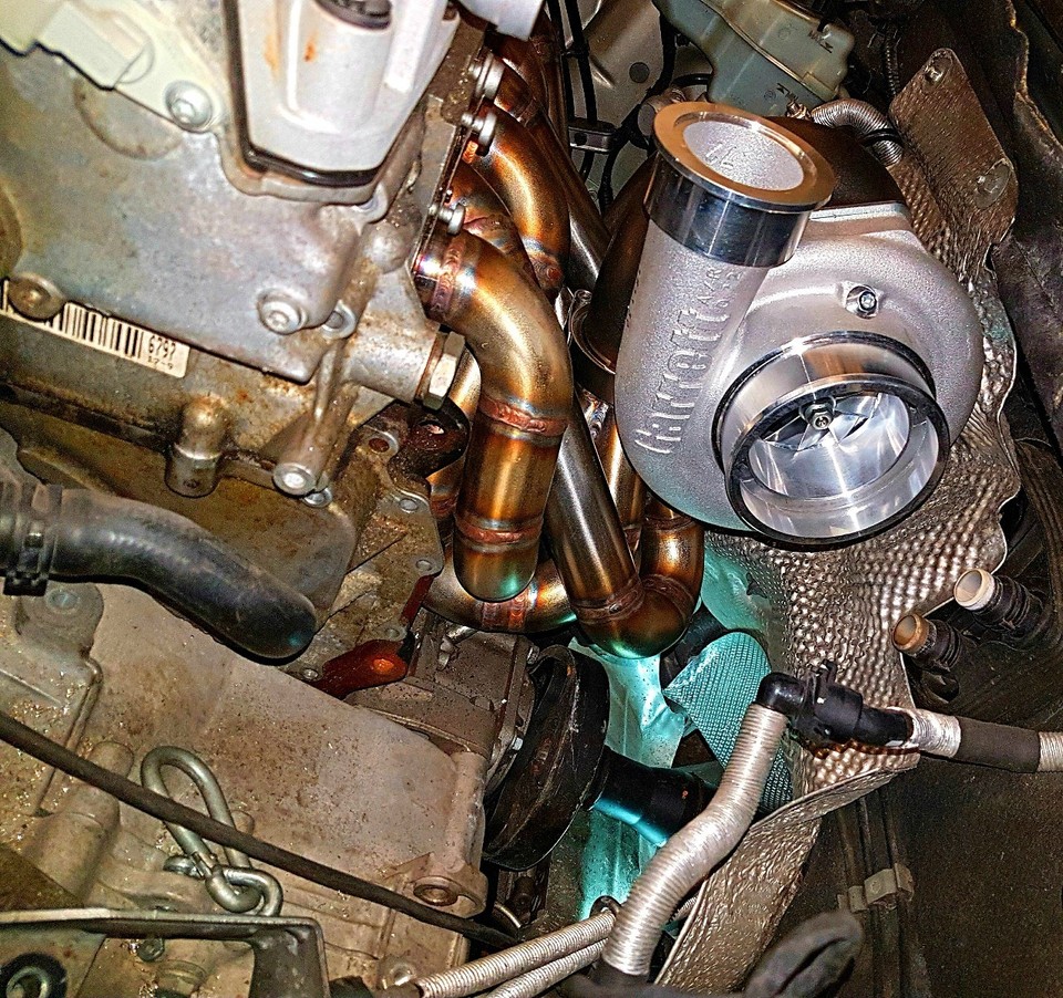 R32 MANIFOLD TURBO VW Audi TT Golf mk4 mk5 A3 8P V6 VR6 gtx garrett ...