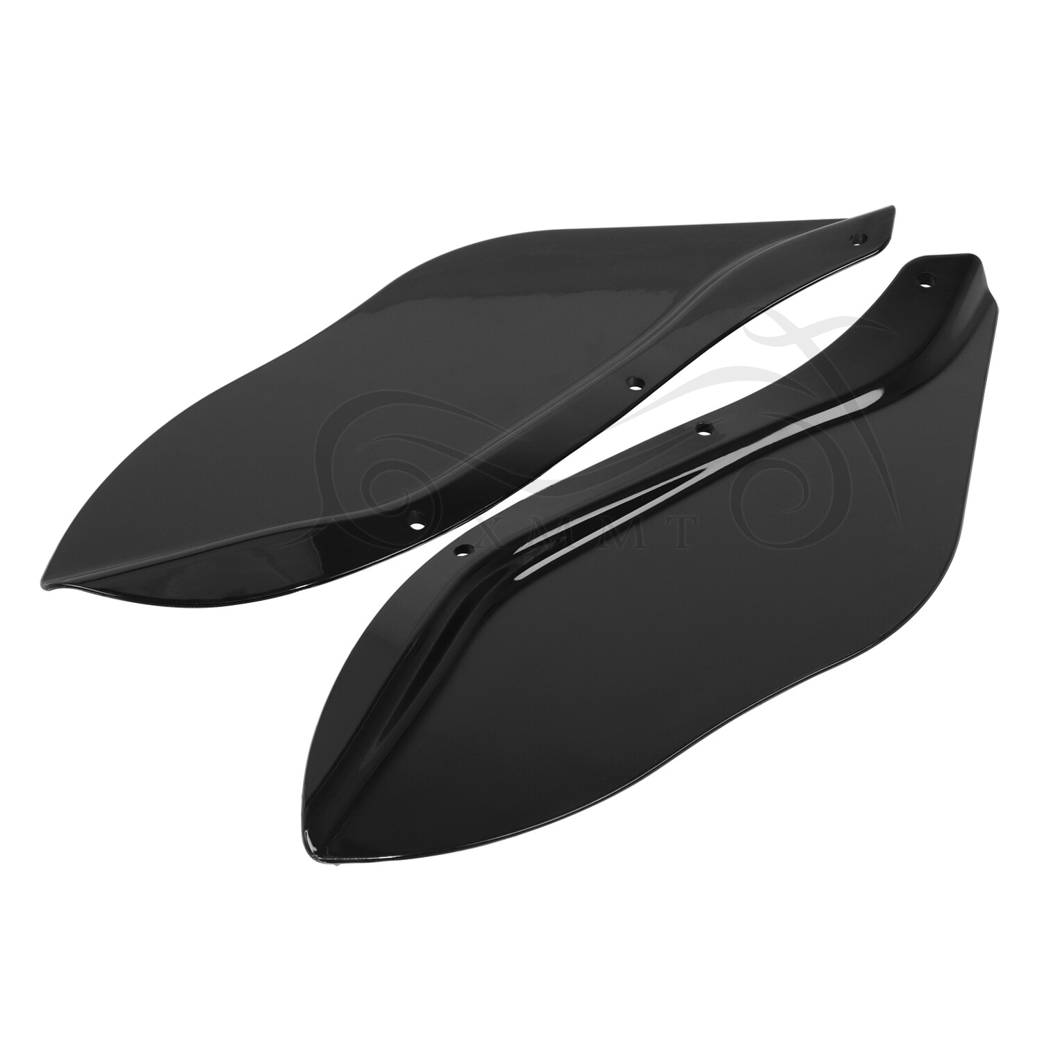 Motorcycle Side Batwing Fairing Wind Deflector For Harley Electra Glide ...