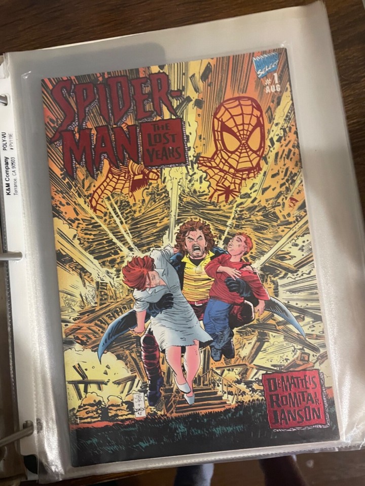 marvel comic book and card collect lot two full binders marvel ...