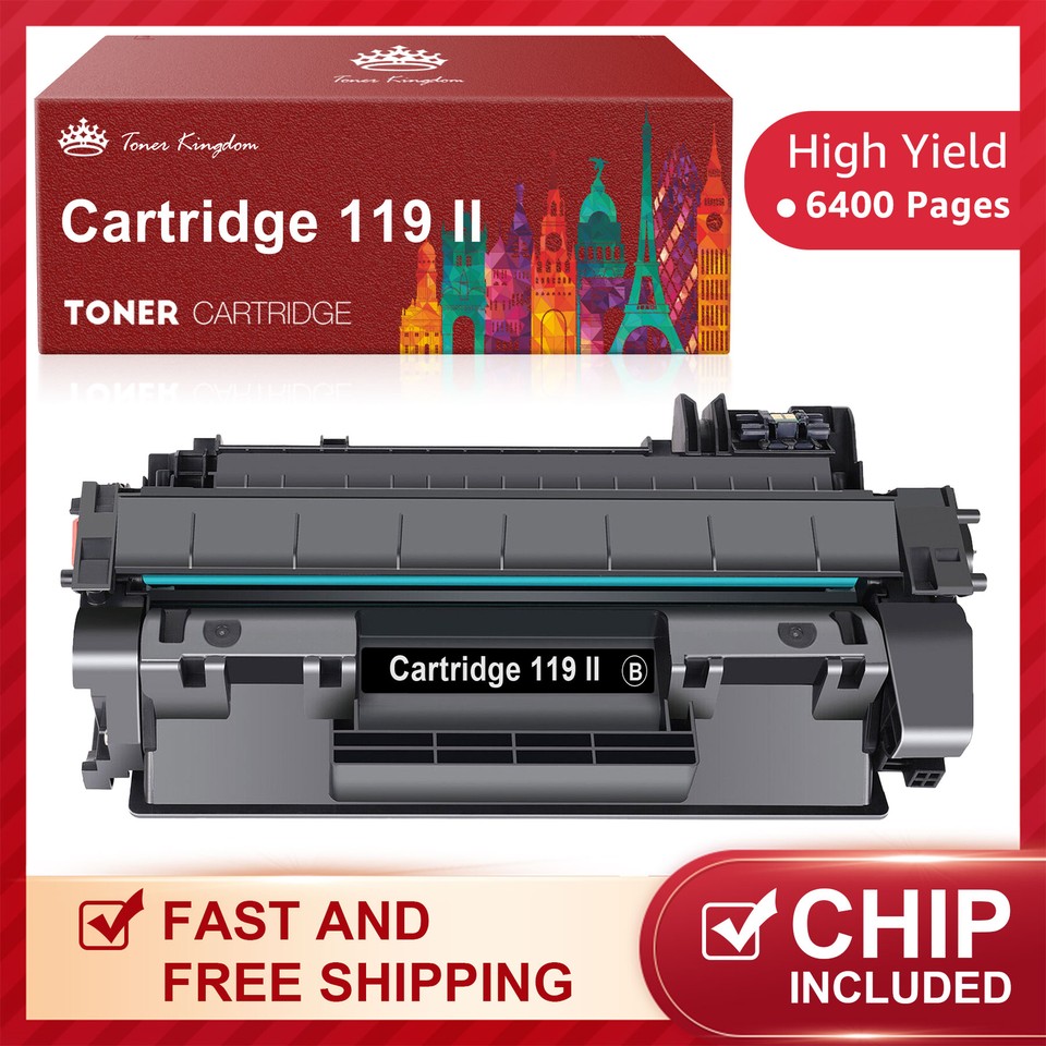 4PK Toner CRG119 for Canon 119 II imageClass LBP6670dn MF414dw MF5950dw ...