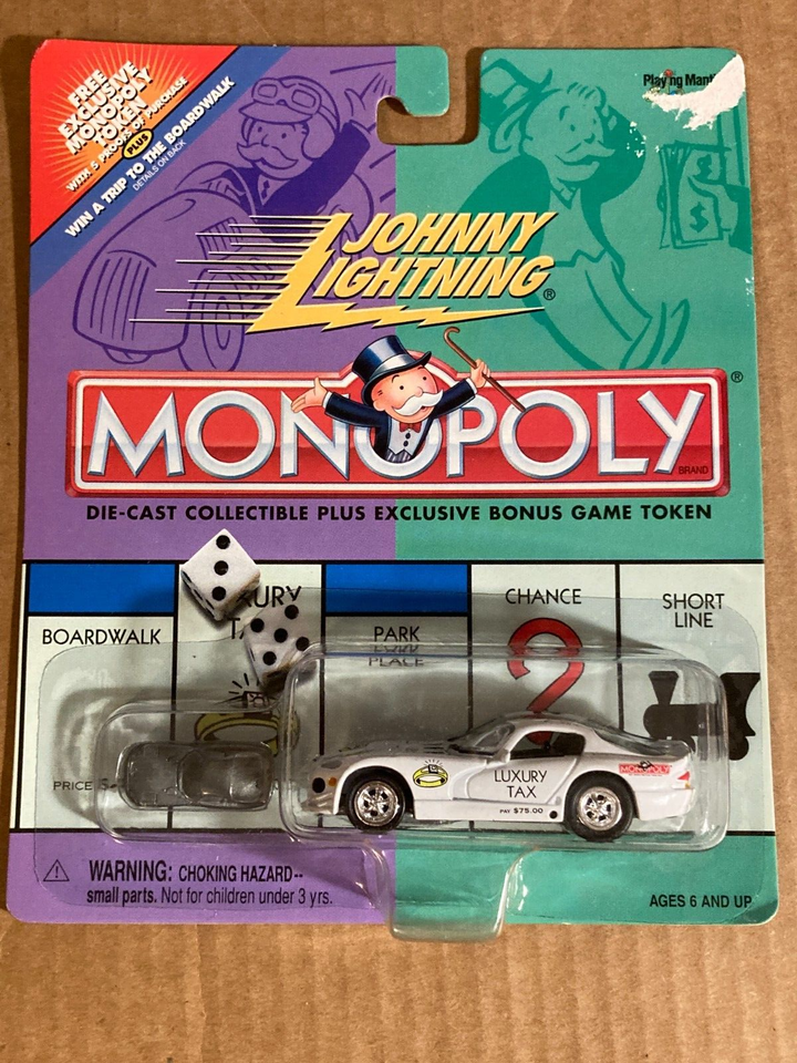 Johnny Lightning MONOPOLY Luxury Tax Sports Car | eBay
