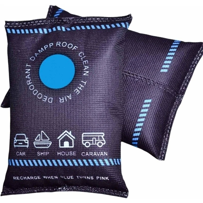 2-8Pcs Reusable Dehumidifier Bag Dehumidification Bag Desiccant for Car ...