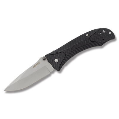 Coast Darkforce I DX345 Folder Knife G10 Handle 7Cr17 Steel Blade 19340 ...