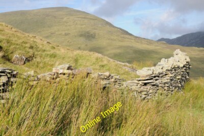 Photo 6x4 Stone wall on Y Braich Capel Curig Dry stone wall on the ...