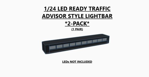 1/24 LED READY INTERIOR LIGHT BAR POLICE FIRE EMS CUSTOM BUILD (T/A)(1 ...