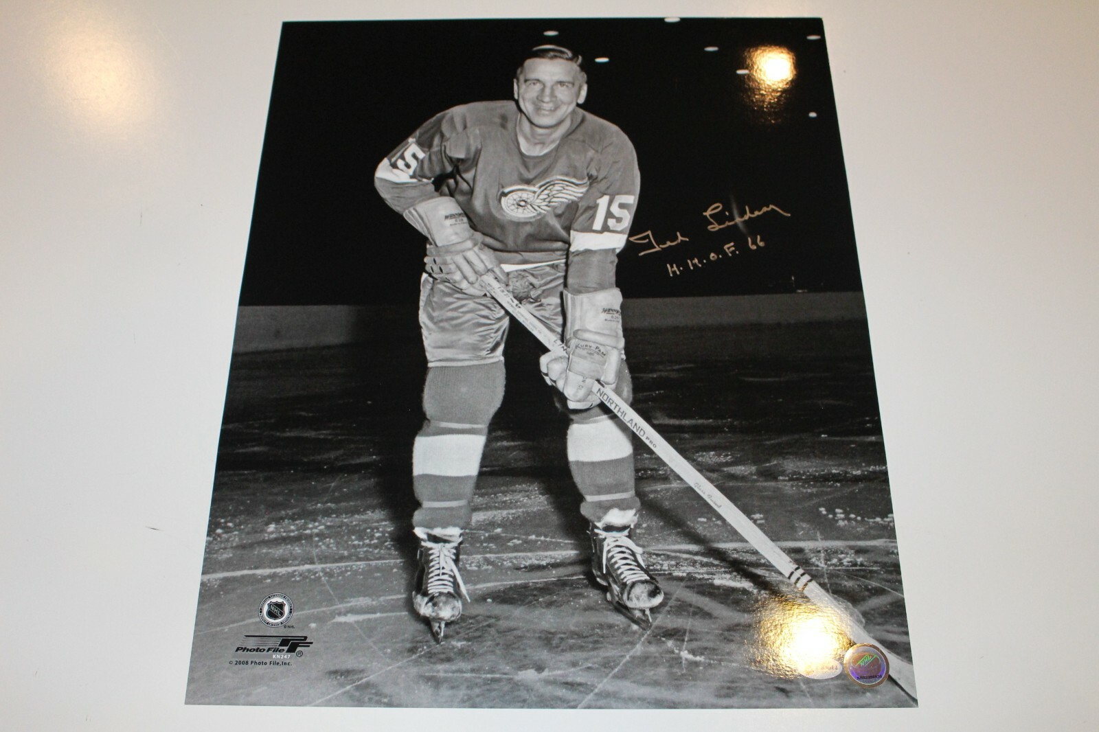 Ted Lindsay Autographed Memorabilia | Signed Photo, Jersey ...