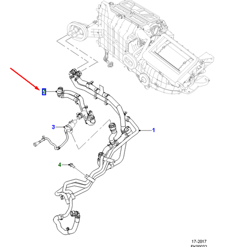 JAGUAR XE X760 Heizungsschlauch T2H29951 NEU ORIGINAL | eBay