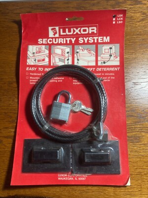 Luxor Computer Lock Security System (LSK) New in Package | eBay