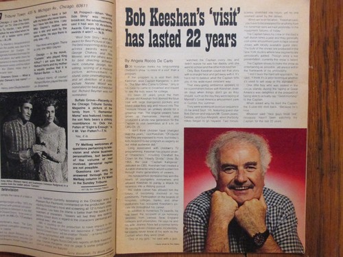 Sept. 4-1977 Chicago Tribune TV Maga(CAPTAIN KANGAROO/BOB KEESHAN/JASON ...