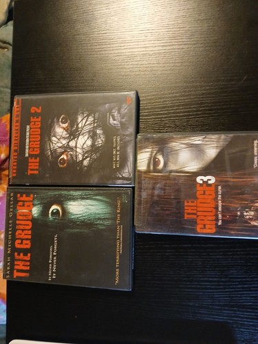 The Grudge Trilogy [1 2 3] (DVD, 2010, 3-Disc) Horror Triple Feature ...