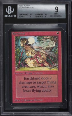 MTG Magic The Gathering Alpha Earthbind BGS 9 MINT | eBay