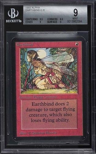 MTG Magic The Gathering Alpha Earthbind BGS 9 MINT | eBay
