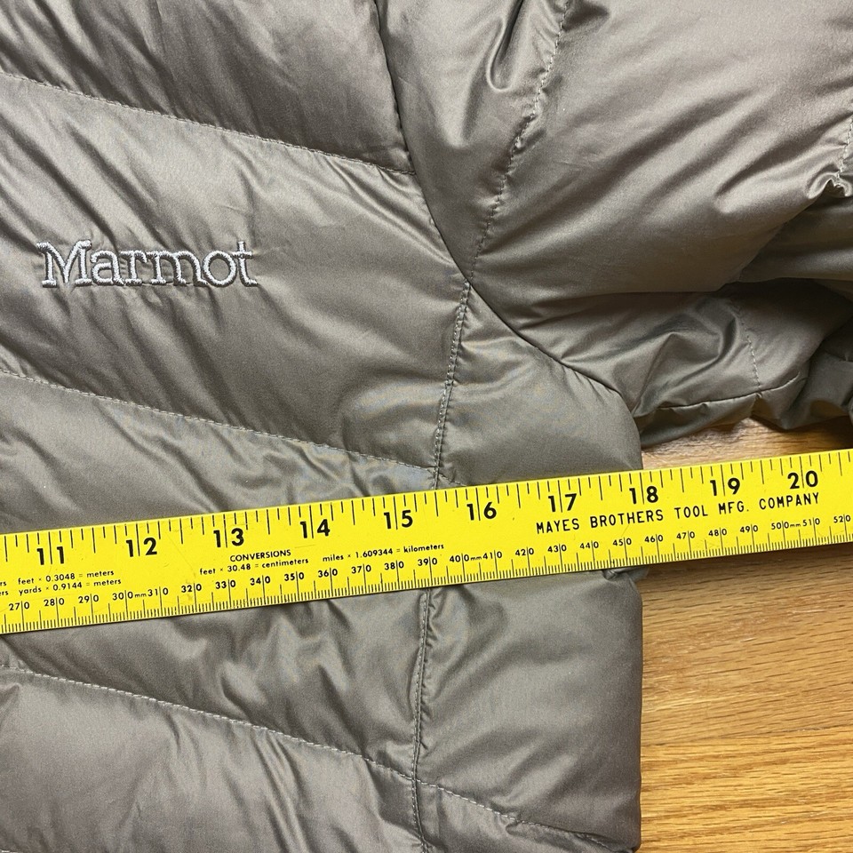 Marmot Women's Montreal Down Coat -Taupe size Small Parka Long Jacket ...