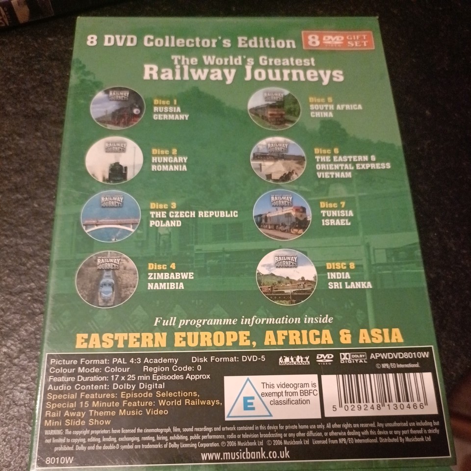 50x British Railway / Steam Train DVDs - Job Lot / Bundle / Collection ...
