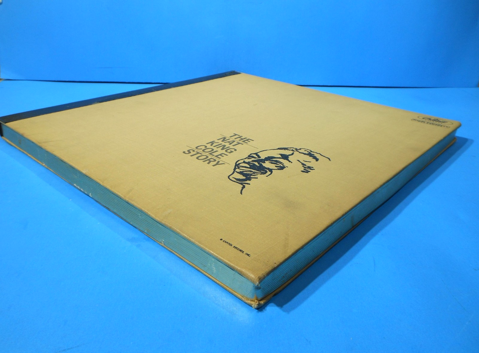 THE NAT KING COLE STORY 3X LP BOX 1961 MONO BOOKLET GREAT CONDITION ...