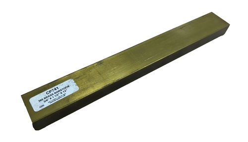 C360 Solid Brass Flat Bar Stock 12" long 3/4" x 1-1/2" milling plate diy knife | eBay