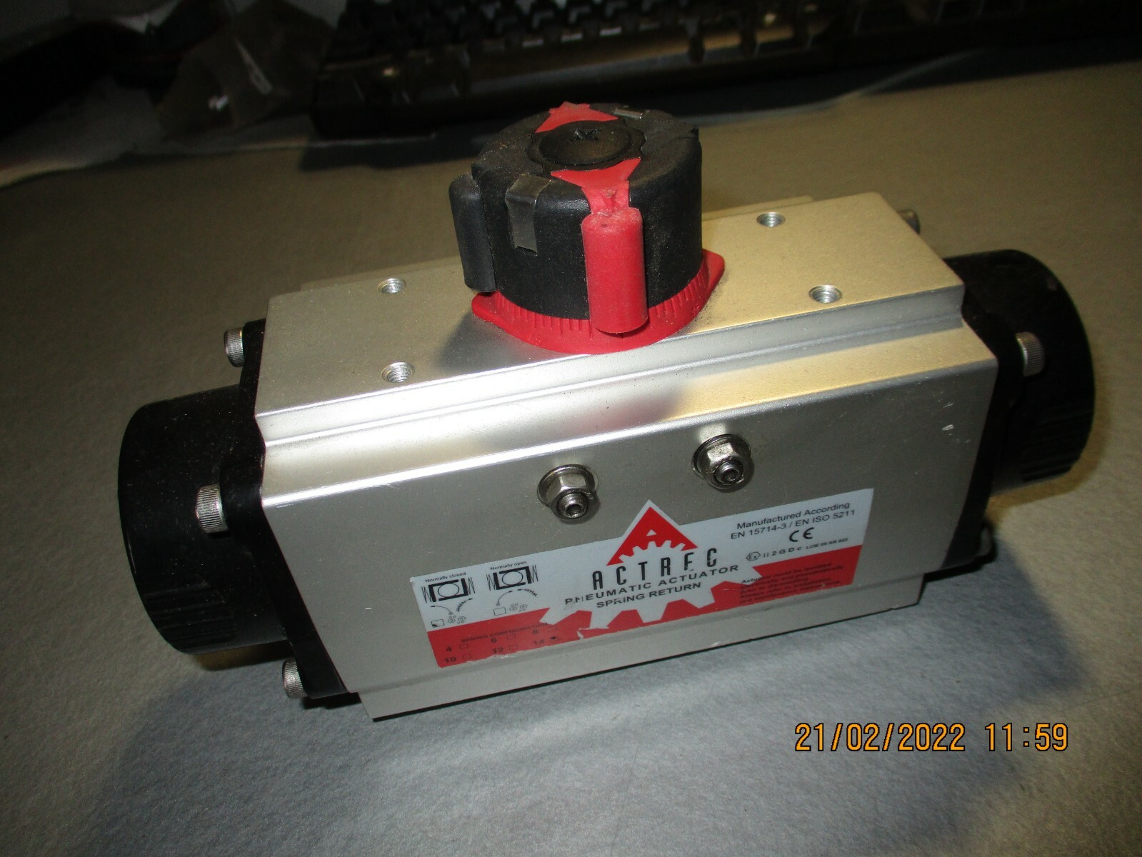 Actreg ASR ACT 40R Spring Return Actuator Federrücklauf Stellantrieb ...