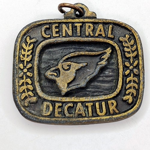 1978 Leon, IA Central Decatur Track Relay Medal Token Keychain 100 Dash ...