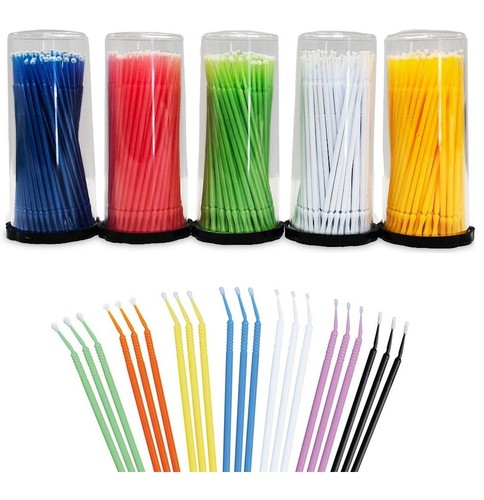 400 Microbrush Micro Brush Applicator Tips Regular, Fine, Super Fine ...