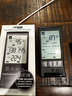 PRGR HS-130A Portable Golf Launch Monitor - Black 4573147609642 | eBay