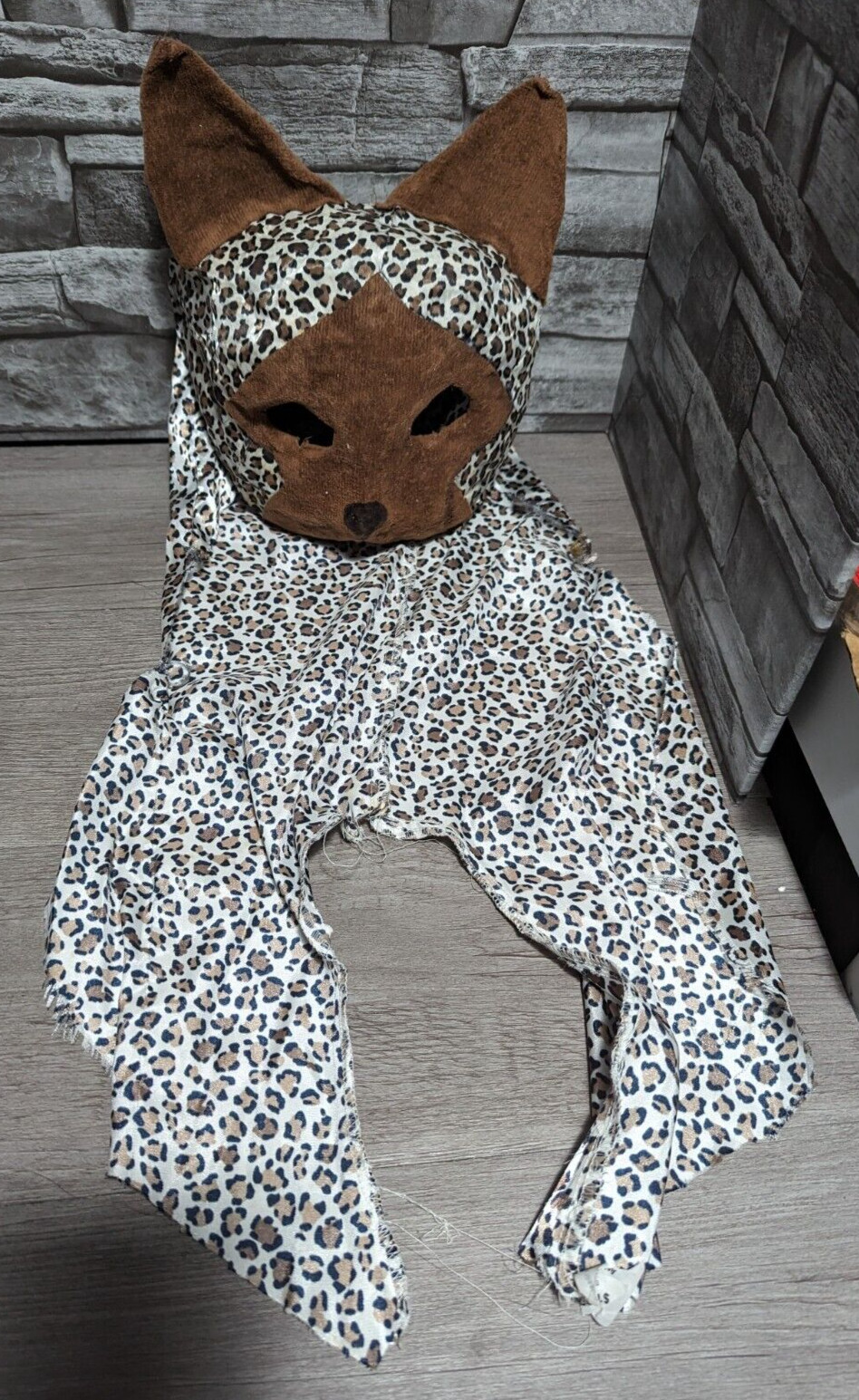 READ Hand Made Paper Mache Leopard Cheetah Cat Mask H… - Gem