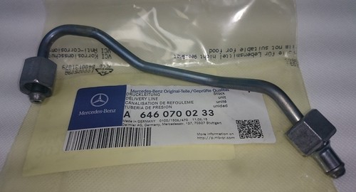 Genuine Mercedes-Benz OM646 Diesel Rail to Injector Metal Fuel Pipe ...