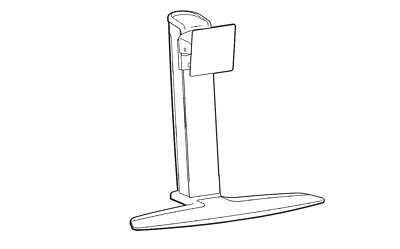 518U6AA HP All-in-One Adjustable Height Stand Black | eBay