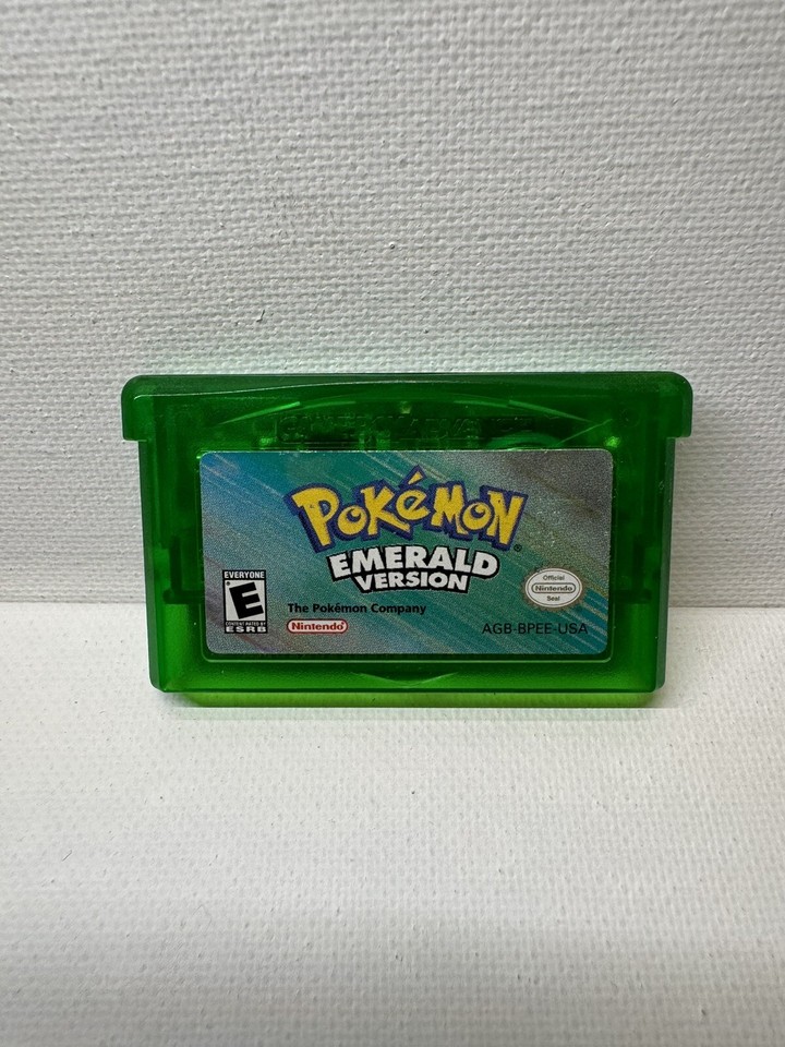 Pokemon Emerald Game Boy Advance GBA Complete Box Authentic Gameboy ...