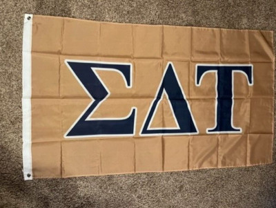 Sigma Delta Tau Greek Letter Flag 3 foot x 5 foot NEW, LICENSED | eBay