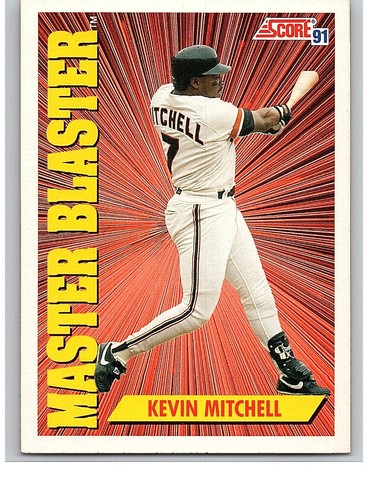 1991 Score Baseball Card Single - #406 Kevin Mitchell | eBay