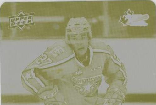 2021-22 Upper Deck CHL - Rhett Melnyk #122 Printing Plate Yellow /1 (RC ...