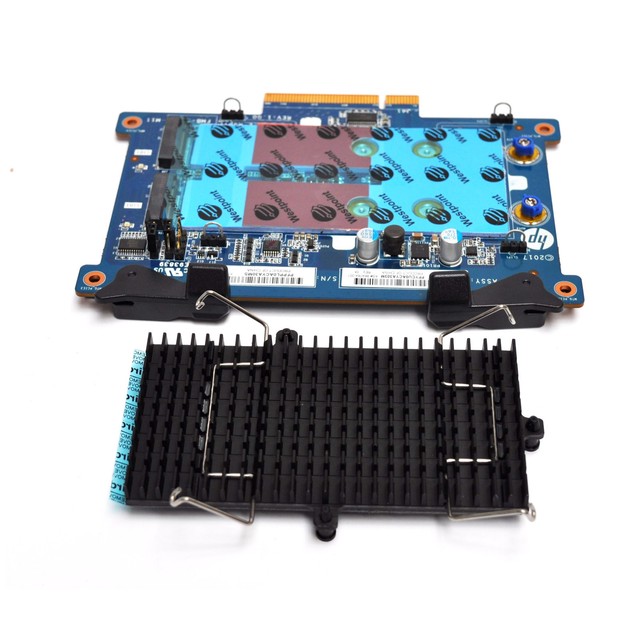 HP Z Turbo Drive Dual Pro PCIe M.2 NVMe SSD Adapter Z8 Z4 Z6 864764-001 ...