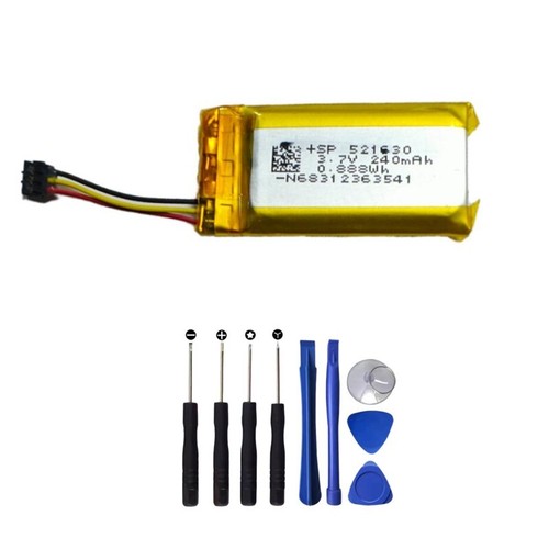 Replacement SP 521630 Battery 533-000226 240mAh 3.7V For Logitech H600 ...